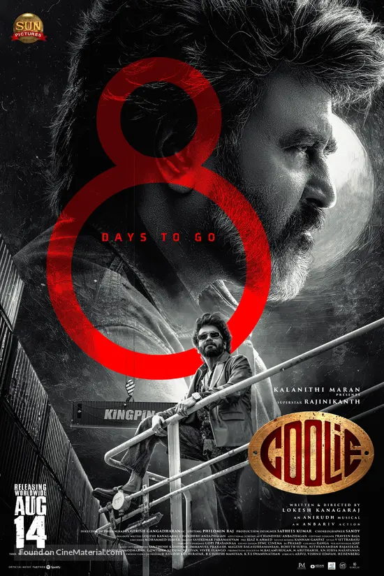 Coolie (2025) Indian movie poster