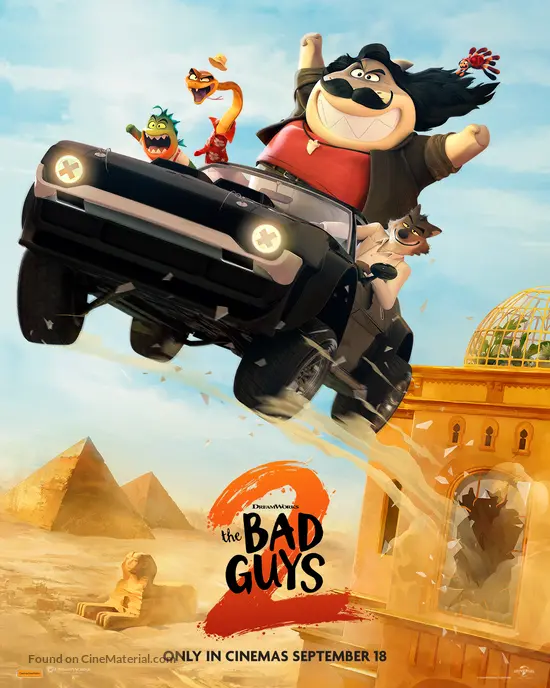 The Bad Guys 2 (2025) Australian movie poster