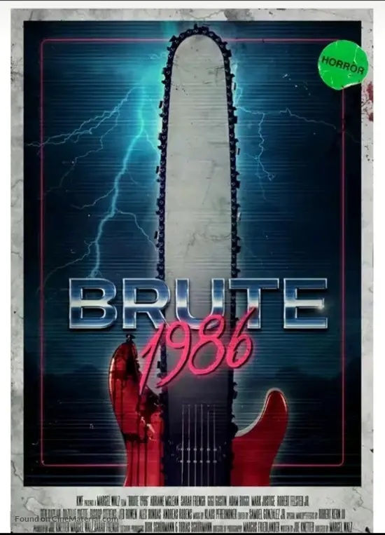 Brute 1986 movie poster