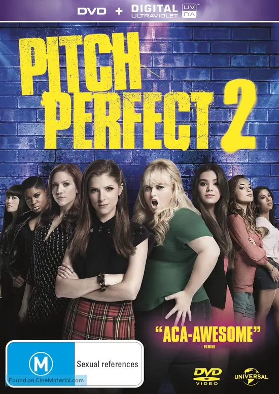 Pitch Perfect 2 (2015) Australian dvd movie cover