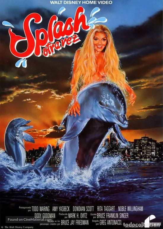 Splash, Too (1988) Spanish movie poster