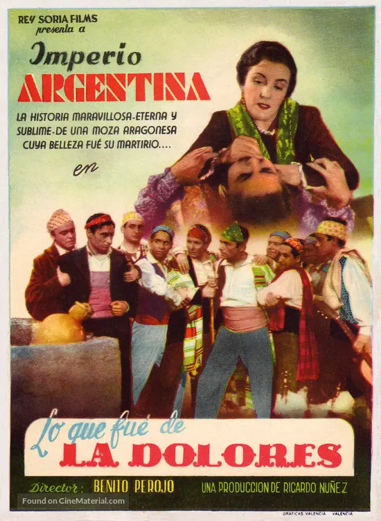 Lo que fué de La Dolores (1951) Spanish movie poster