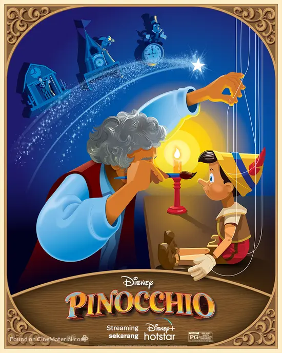 Pinocchio (2022) Indonesian movie poster