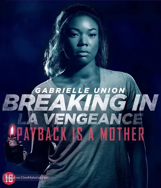 Breaking In (2018) Dutch blu-ray movie cover