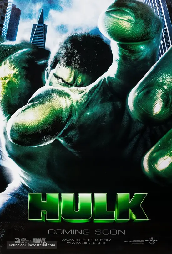 "The Incredible Hulk" (1978) British advance movie pos...