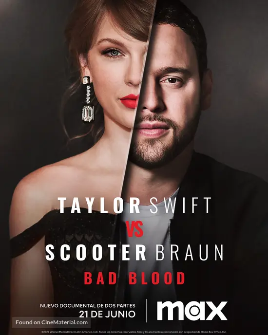 Taylor Swift vs. Scooter Braun (2024) Mexican movie poster
