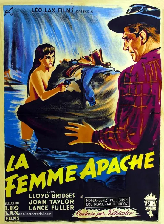 Apache Woman (1955) French movie poster