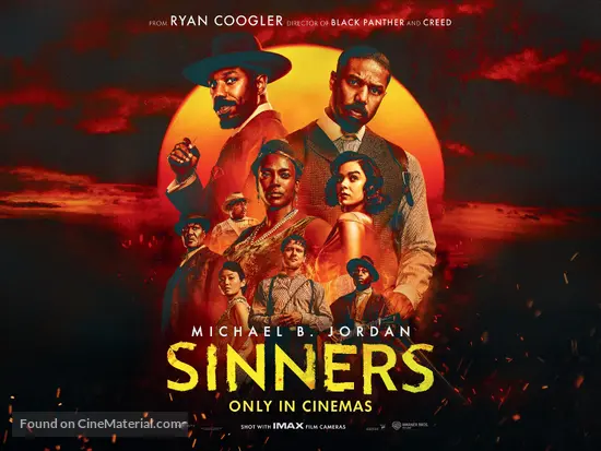 Sinners (2025) British movie poster