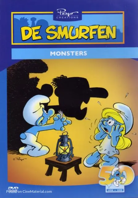 "The Smurfs" (1981) Belgian dvd movie cover