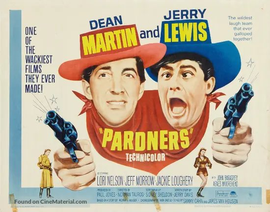 Pardners (1956) movie poster