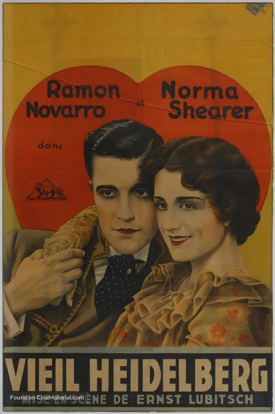 The Student Prince in Old Heidelberg (1928) French movie poster
