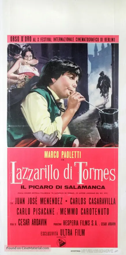 El lazarillo de Tormes (1959) Italian movie poster
