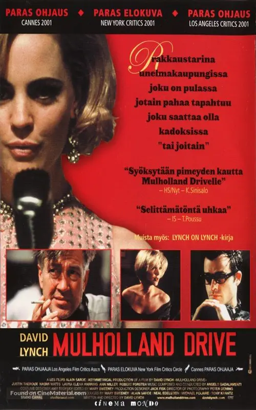 Mulholland Drive (2001) Finnish movie poster
