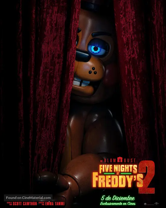 Five Nights at Freddy's 2 (2025) Spanish movie poster