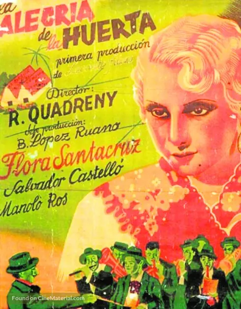 La alegría de la huerta (1940) Spanish movie poster