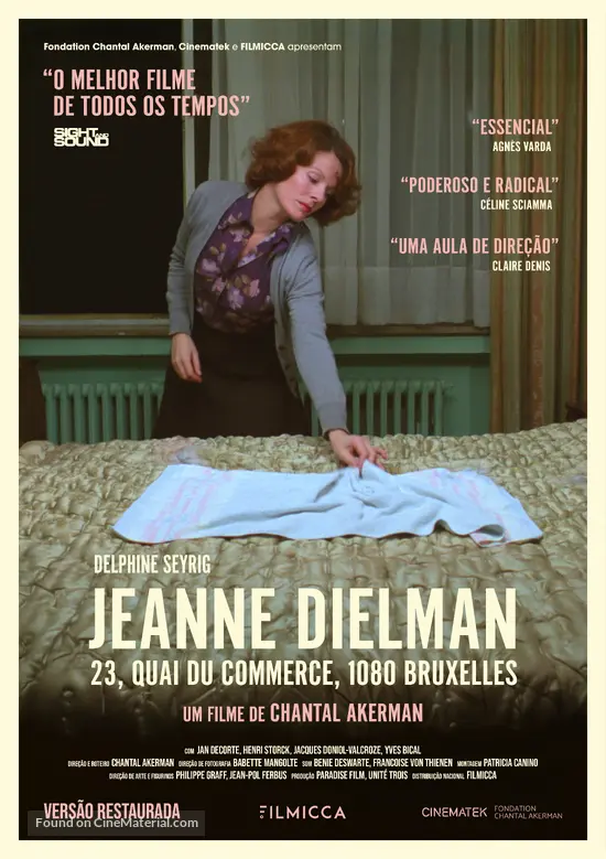 Jeanne Dielman, 23 quai du Commerce, 1080 Bruxelles (1976) Brazi...