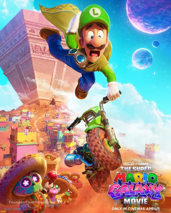 The Super Mario Galaxy Movie (2026) Australian movie poster