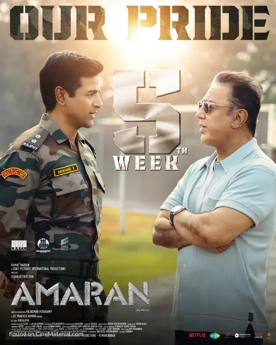 Amaran (2024) Indian movie poster