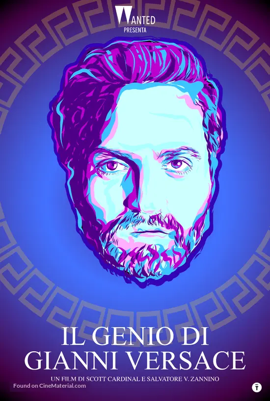The Genius of Gianni Versace Alive (2023) Italian movie poster