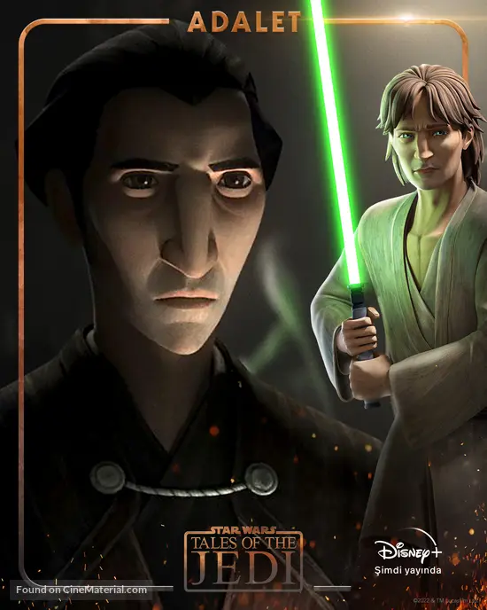 "Star Wars: Tales of the Jedi" (2022) Turkish movie po...
