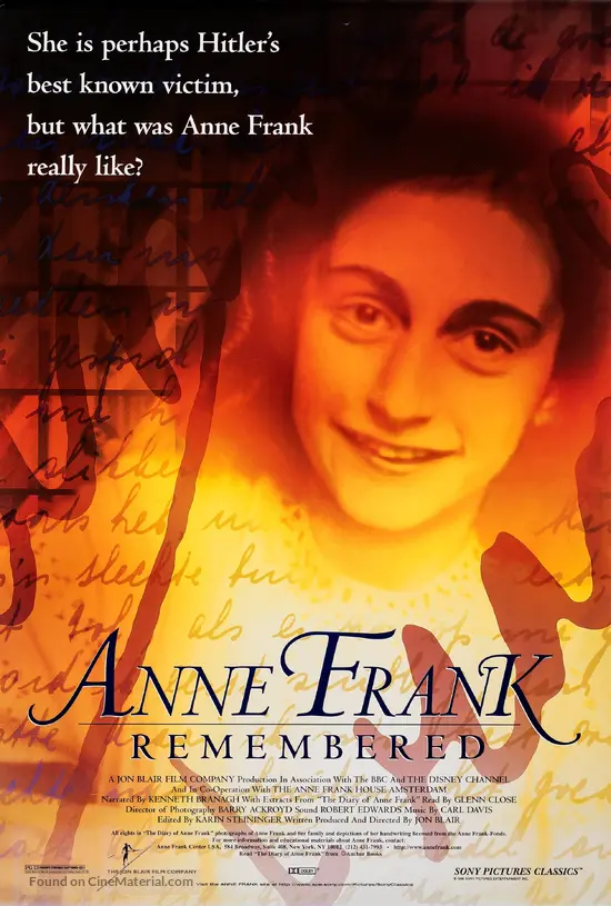 Anne Frank Remembered (1995) movie poster
