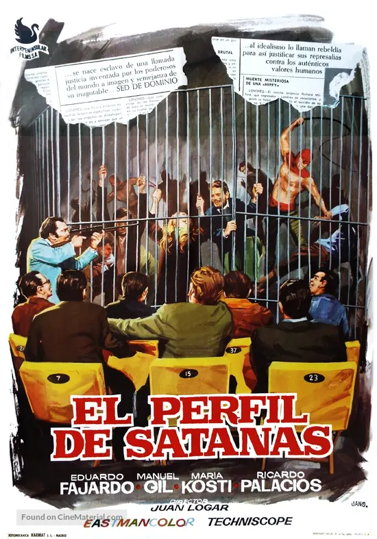 El perfil de Satanás (1969) Spanish movie poster
