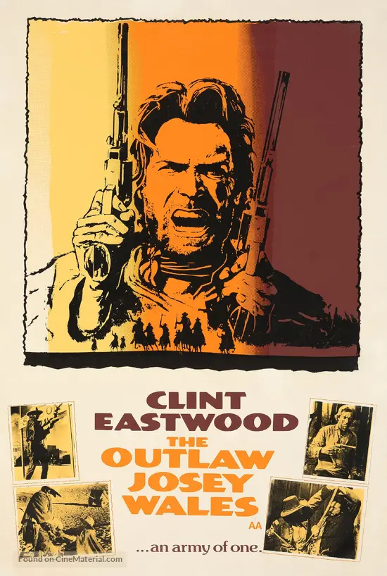 The Outlaw Josey Wales (1976) British movie poster