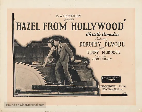 Hazel from Hollywood (1923) movie poster