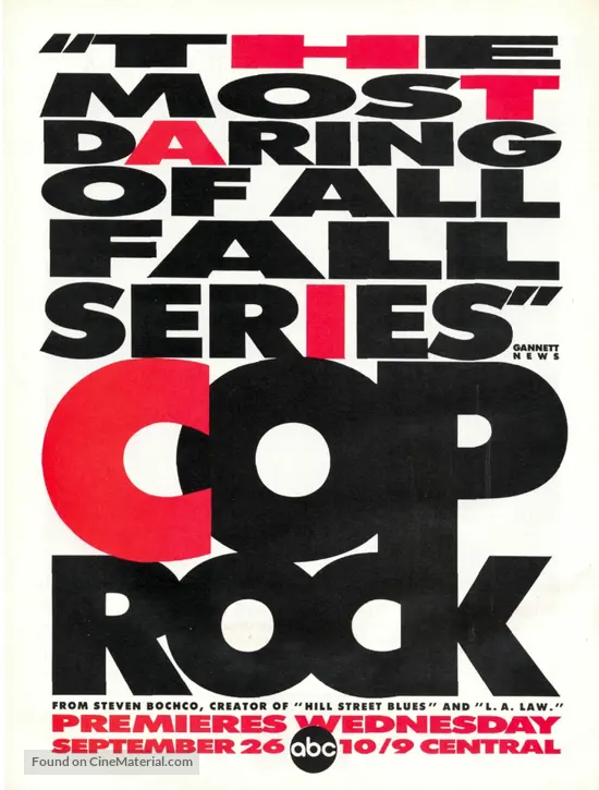 "Cop Rock" (1990) movie poster