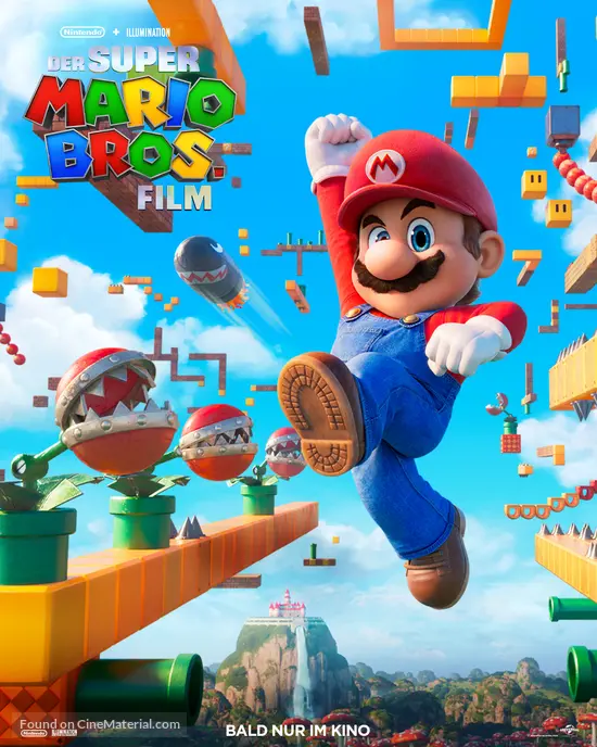 The Super Mario Bros. Movie (2023) German movie poster