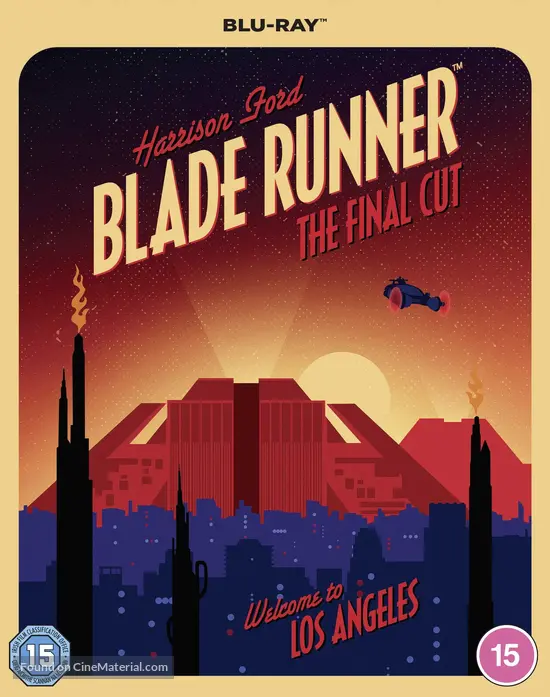 Blade Runner (1982) British blu-ray movie cover