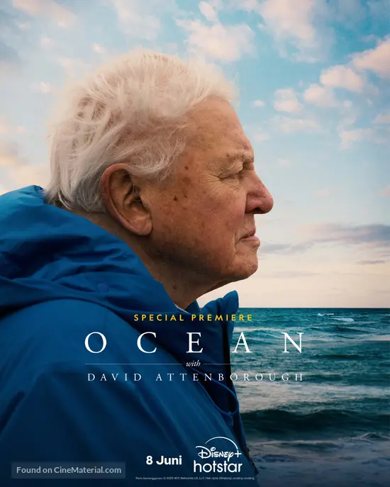 Ocean with David Attenborough (2025) Indonesian movie poster