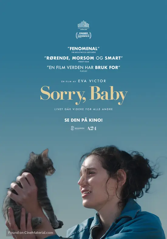 Sorry, Baby (2025) Norwegian movie poster