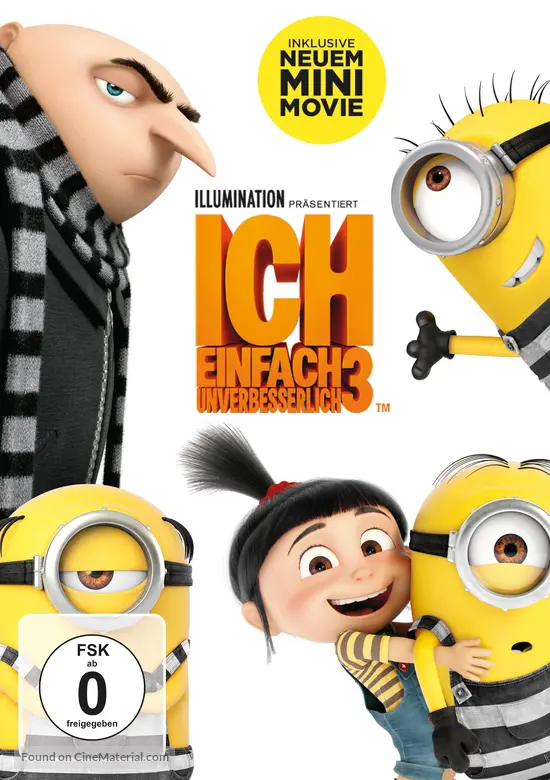 Despicable Me 3 (2017) German movie cover