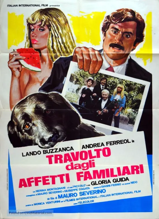 Travolto dagli affetti familiari (1978) Italian movie poster