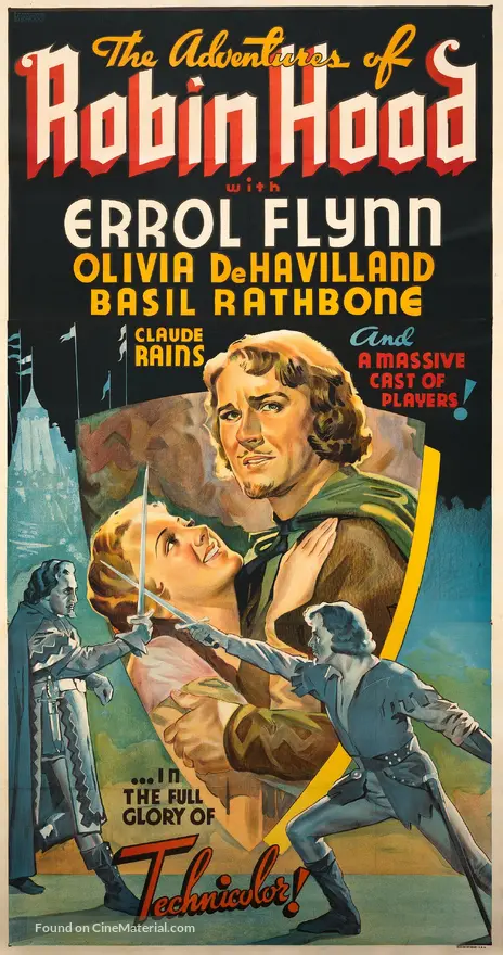 The Adventures of Robin Hood (1938) movie poster