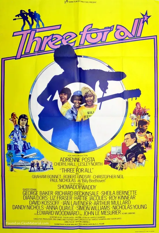 Three for All (1975) British movie poster