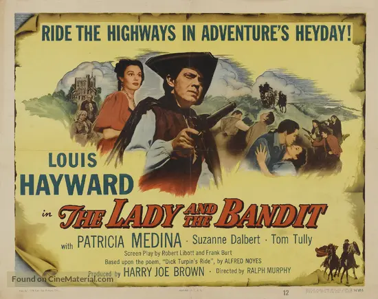 The Lady and the Bandit (1951) movie poster