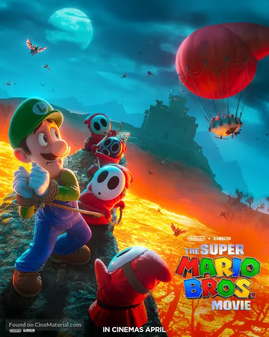 The Super Mario Bros. Movie (2023) British movie poster