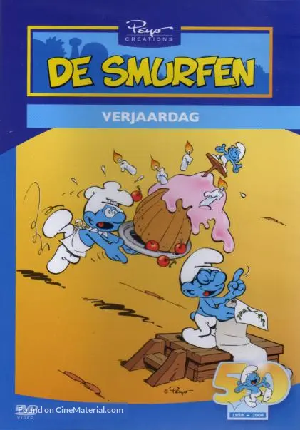 "The Smurfs" (1981) Belgian dvd movie cover