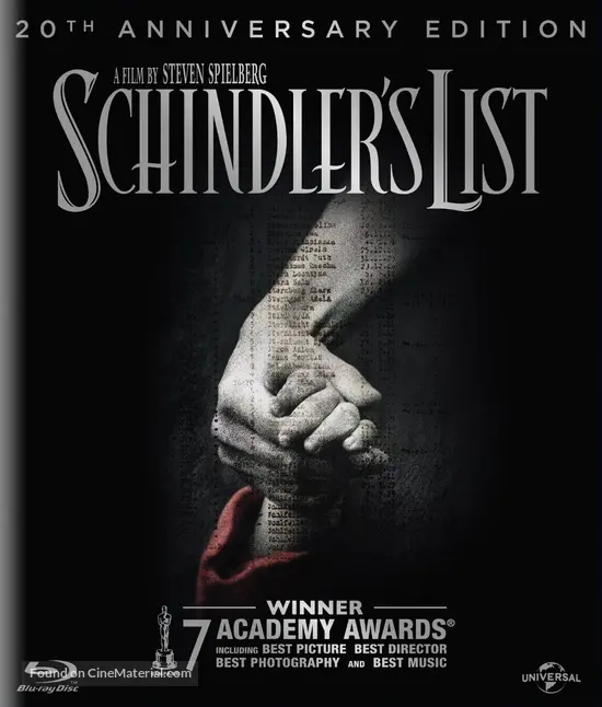 Schindler's List (1993) movie cover